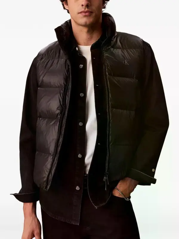 Calvin Klein Quilted Logo-print Gilet