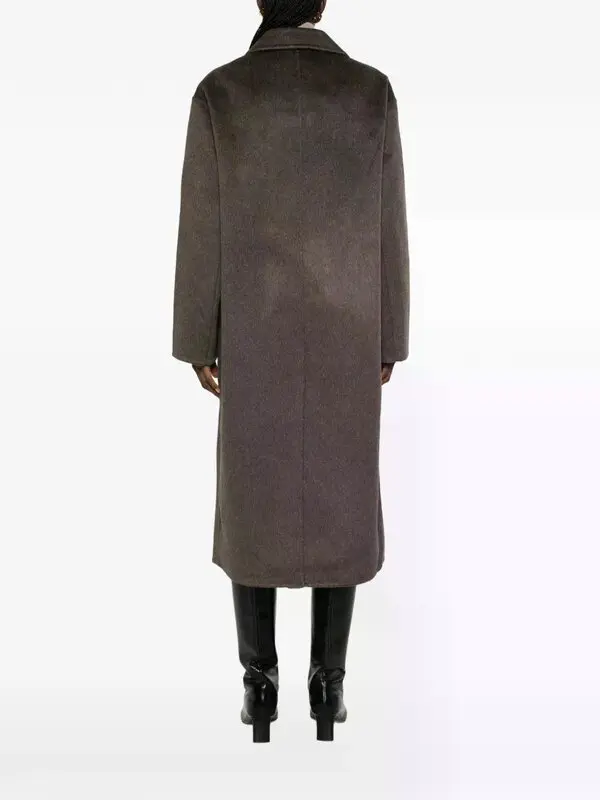 THE DYNAMIS STUDIO Double-breasted Peak-lapel Coat