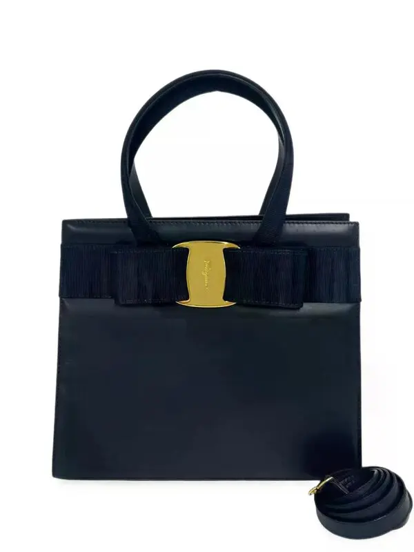 FERRAGAMO 2000-2026 Leather Vara Bow Satchel