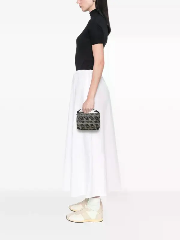 Fendi Zucchino Canvas Handbag
