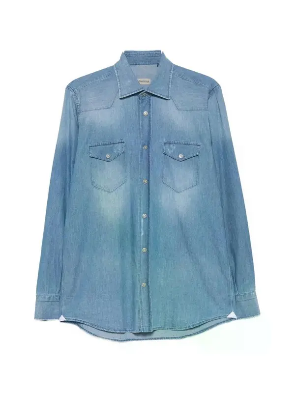 SARTORIO NAPOLI Western-style Denim Shirt