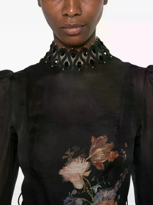 Zimmermann Valiant Floral-print Mini Dress