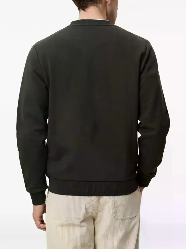 LES DEUX Logo-embroidered Crew-neck Sweatshirt