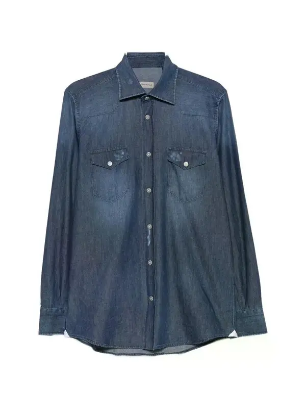 SARTORIO NAPOLI Faded Western-style Shirt