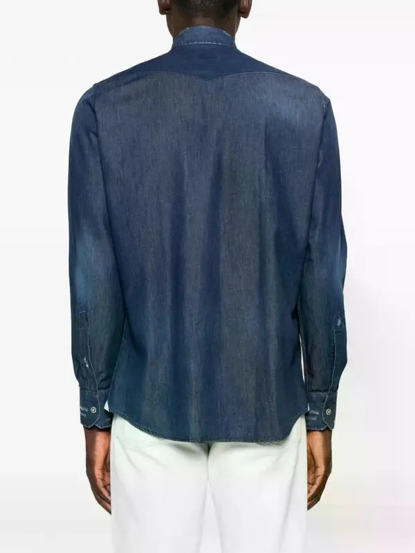 SARTORIO NAPOLI Faded Western-style Shirt