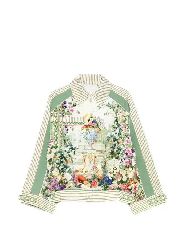 Camilla Floral-print Boxy Jacket