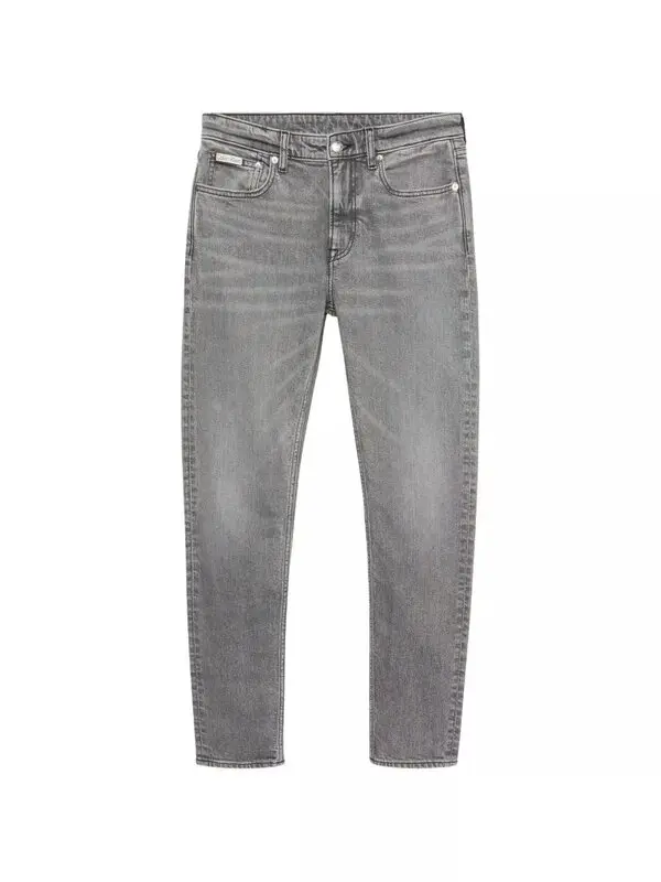 Calvin Klein Logo-patch Slim-fit Jeans