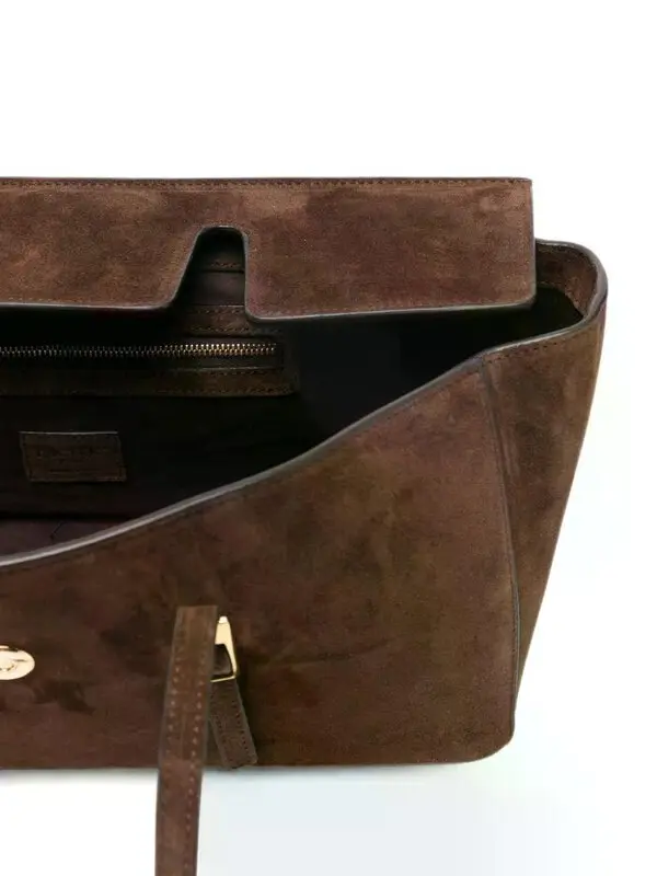 ELLEME Large Le Bateau Buckle-detail Shoulder Bag - Brown