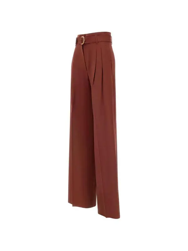 Max Mara Belted Pleated Trousers