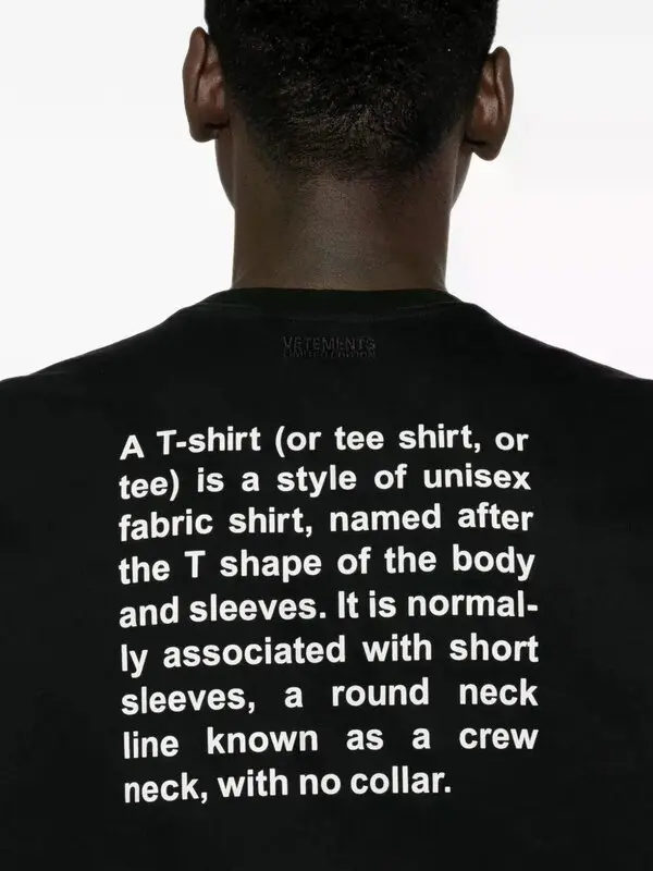 Vetements Slogan-print T-shirt