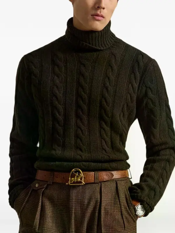 Polo Ralph Lauren Cable-knit Turtleneck Sweater