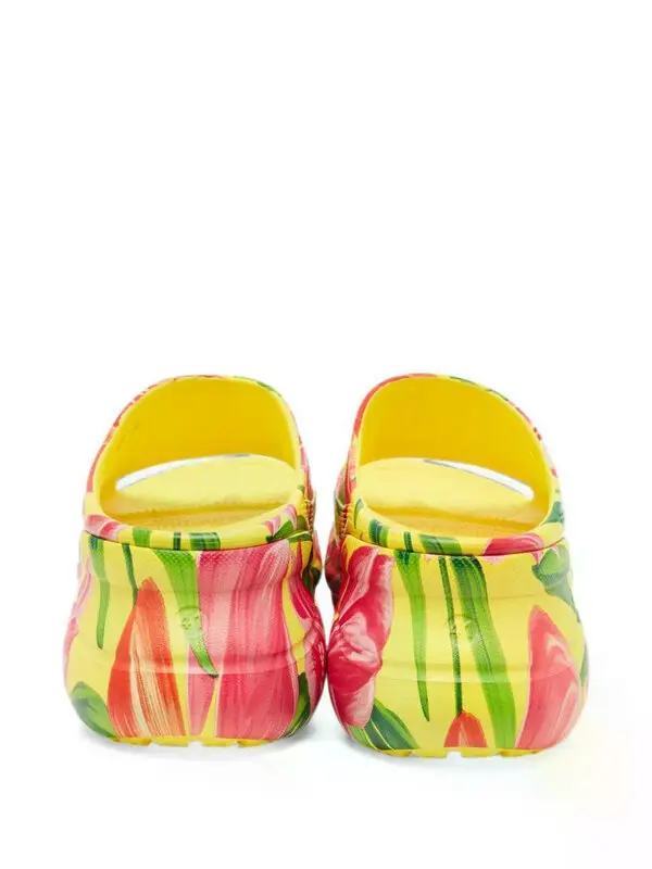 Bottega Veneta Tulip Platform Slides - Yellow
