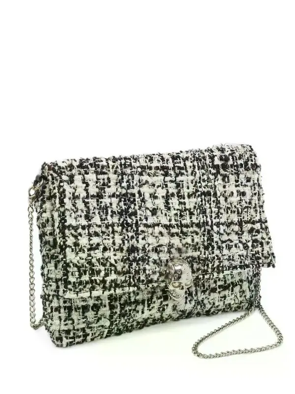 Alexander McQueen Skull Tweed Shoulder Bag