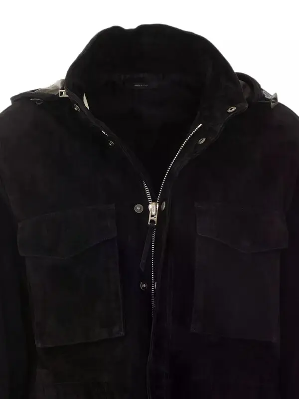 TOM FORD Hooded Suede Jacket
