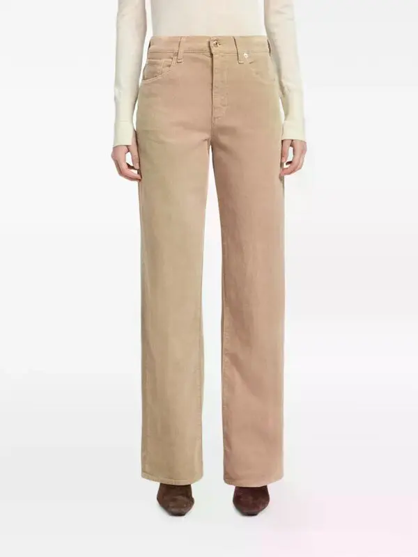 7 For All Mankind Corduroy Wide-leg Trousers