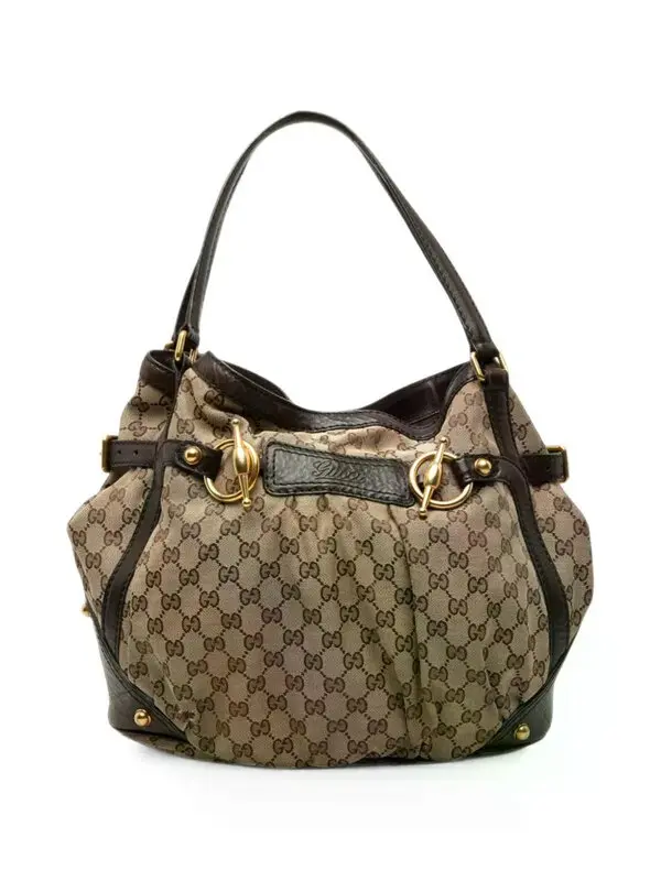 Gucci 2000-2015 Gg Canvas Jockey Shoulder Bag