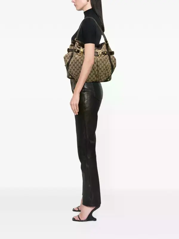 Gucci 2000-2015 Gg Canvas Jockey Shoulder Bag