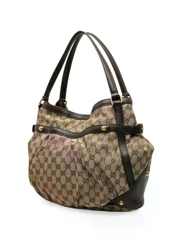 Gucci 2000-2015 Gg Canvas Jockey Shoulder Bag