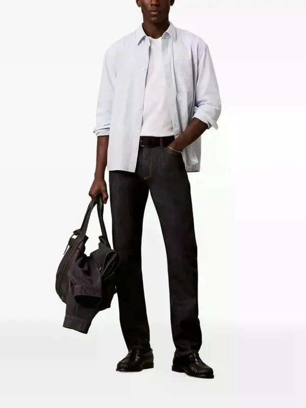 Calvin Klein Logo-patch Straight-leg Jeans