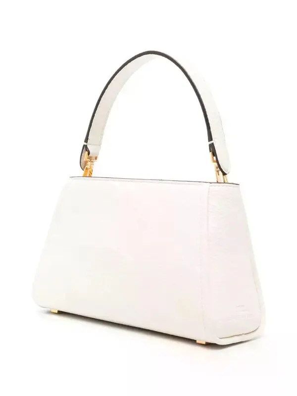 Elisabetta Franchi Logo Plaque Tote Bag - Neutrals