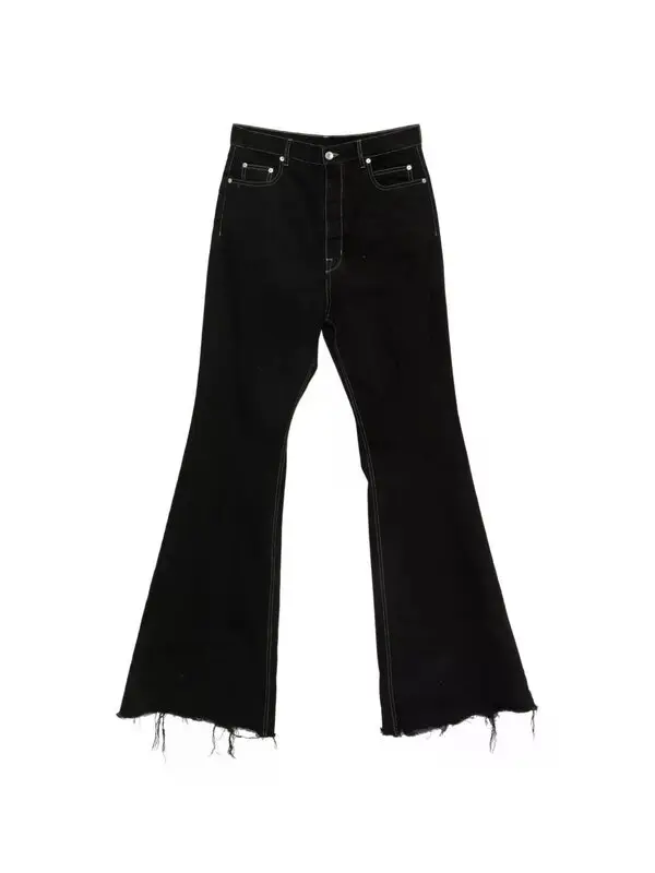Rick Owens Bloan Contrast-stitch Bootcut Jeans