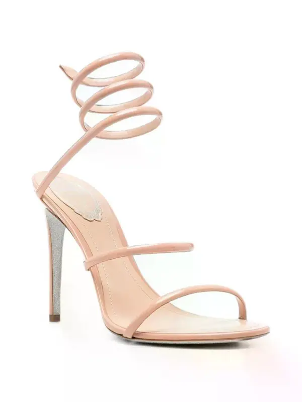 Rene Caovilla Cleo Patent-leather Sandals