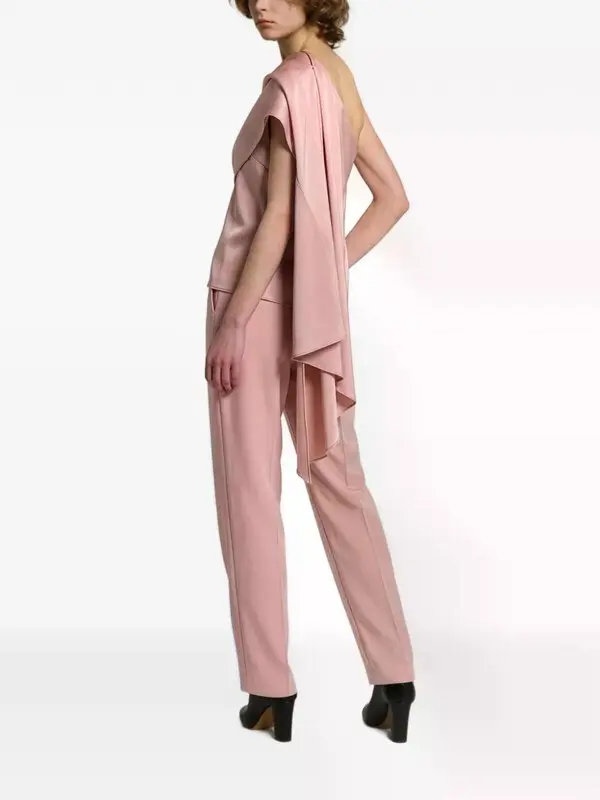 Alberta Ferretti One-shoulder Draped Blouse