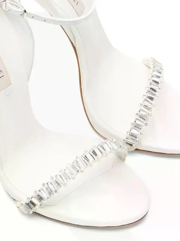 Casadei Cappa Blade Heaven Rhinestones Sandals