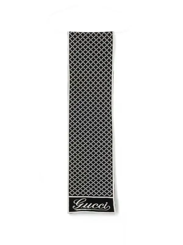 Gucci 2010s Geometric-pattern Scarf