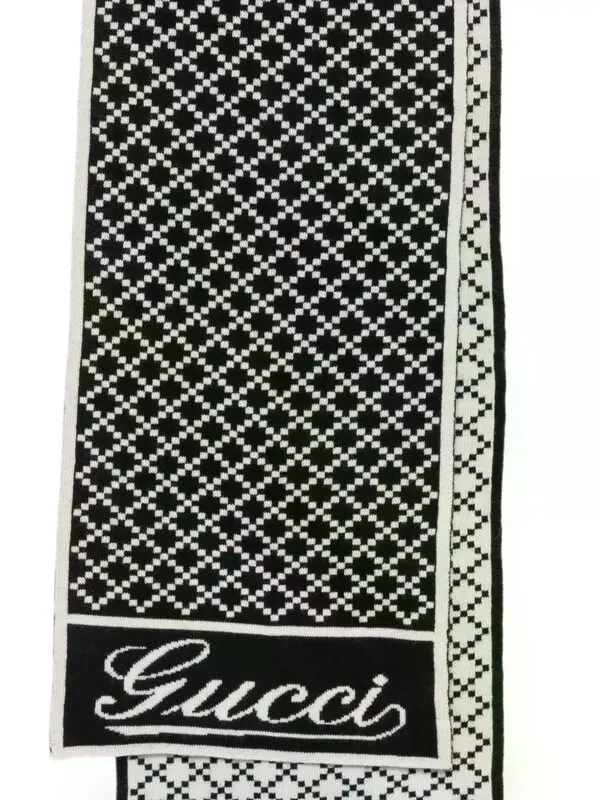 Gucci 2010s Geometric-pattern Scarf