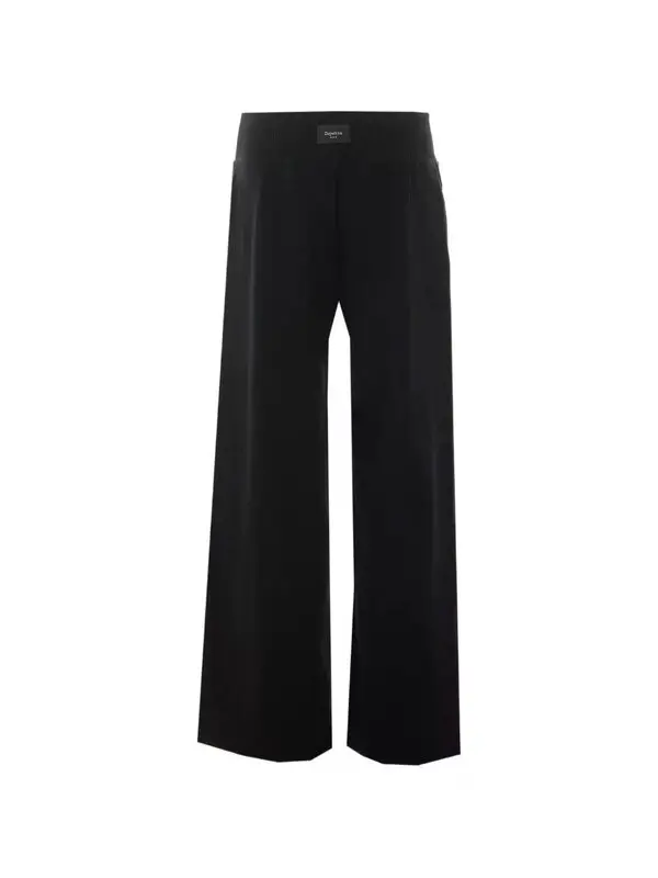 Repetto Logo-patch High-waisted Track Pants - Black