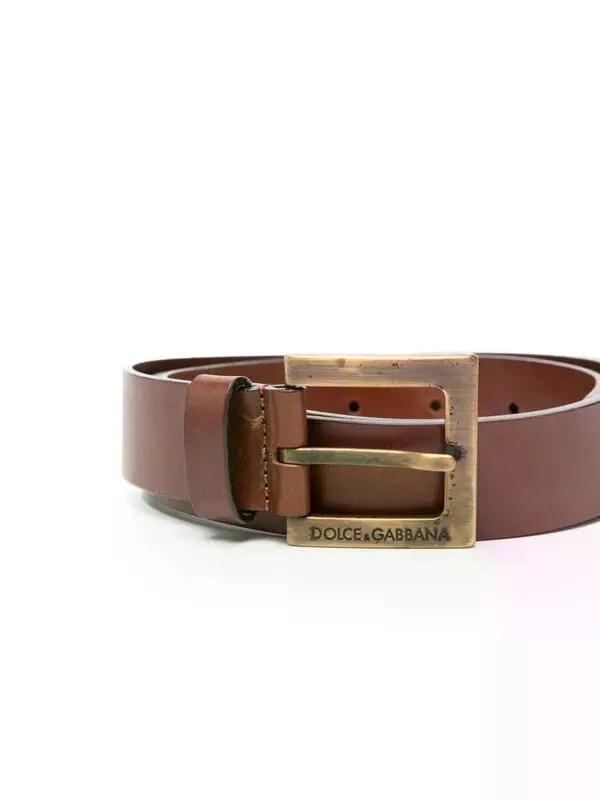 Dolce & Gabbana 2000s Logo-engraved Belt