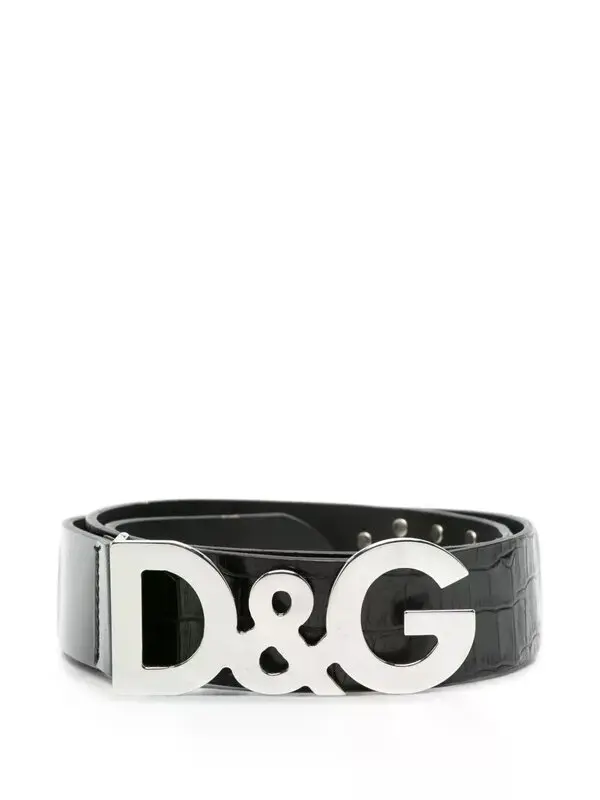 Dolce & Gabbana 2000s Logo-buckle Belt
