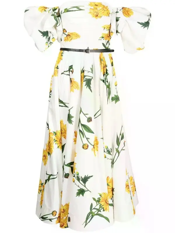 LEO LIN Marguerite Blanche Puff Dress - White