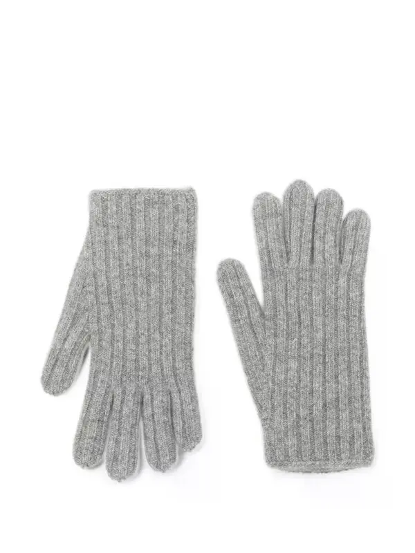 Ruslan Baginskiy Ribbed Embroidered Gloves