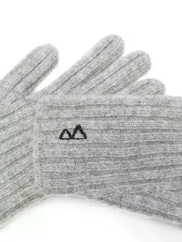 Ruslan Baginskiy Ribbed Embroidered Gloves