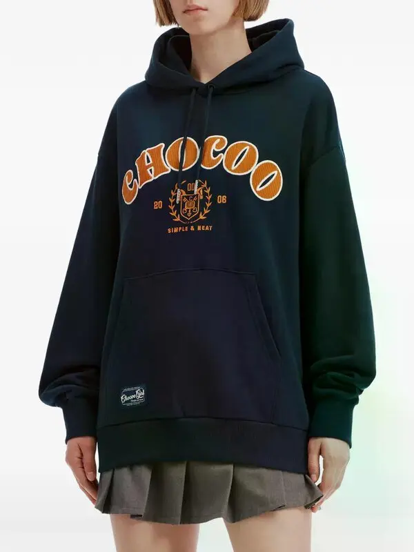 CHOCOOLATE Logo-embroidered Hoodie