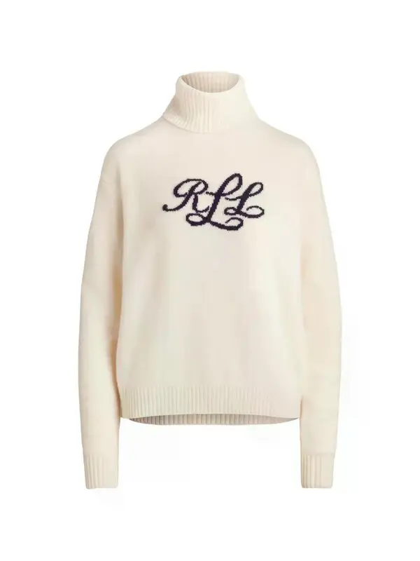 Ralph Lauren Logo-intarsia Cashmere Sweater
