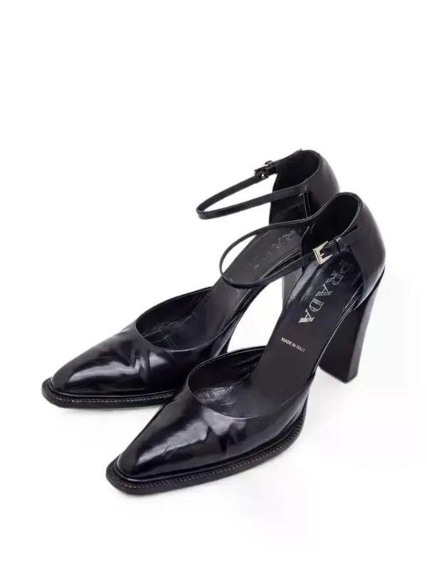 Prada D'orsay Ankle-strap Pumps