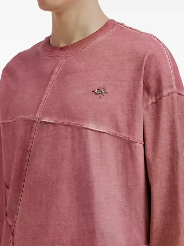 FIVE CM Raw-edge Long-sleeve T-shirt