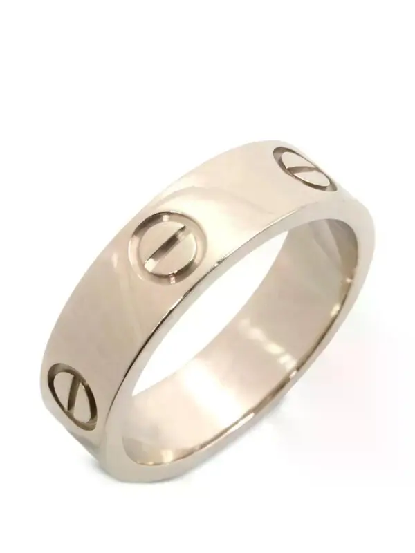 Cartier 18k White Gold Love Ring