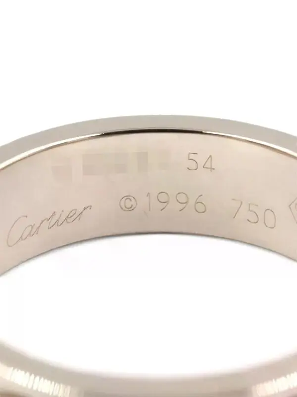 Cartier 18k White Gold Love Ring