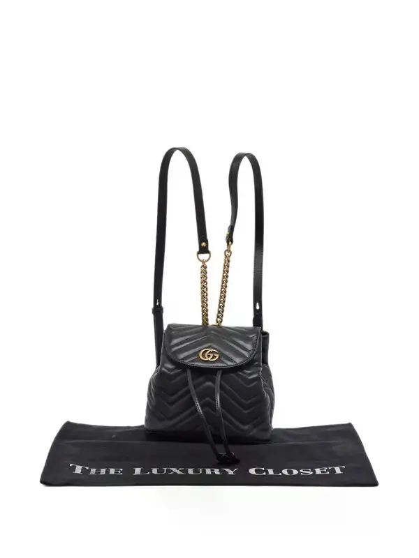 Gucci Gg Marmont Matelassé Mini Backpack