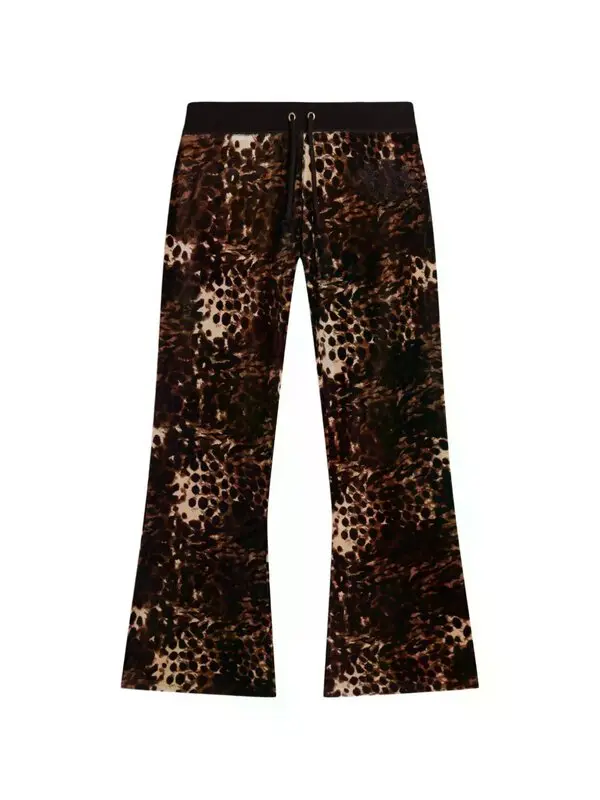 Juicy Couture Leopard-print Track Pants - Brown