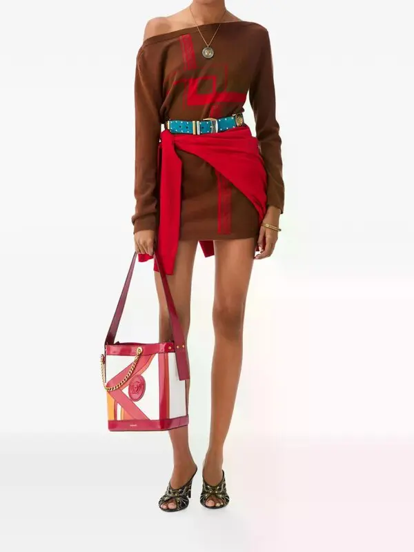 Versace Cashmere Knit Mini Dress
