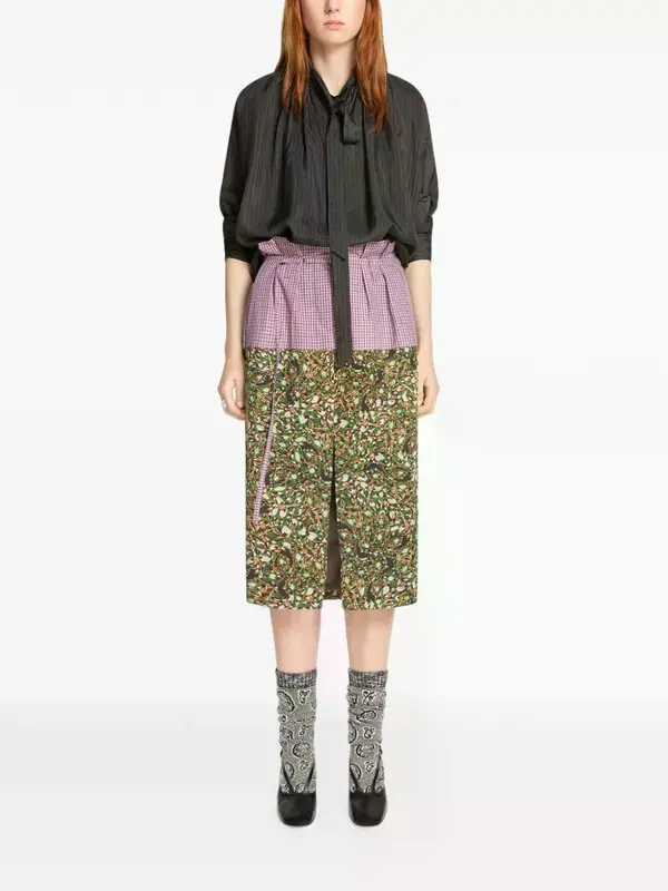 Dries Van Noten Leather Wedge Pumps