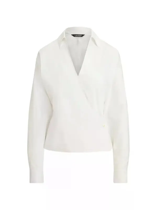 Ralph Lauren Devra Wrap-style Blouse - White