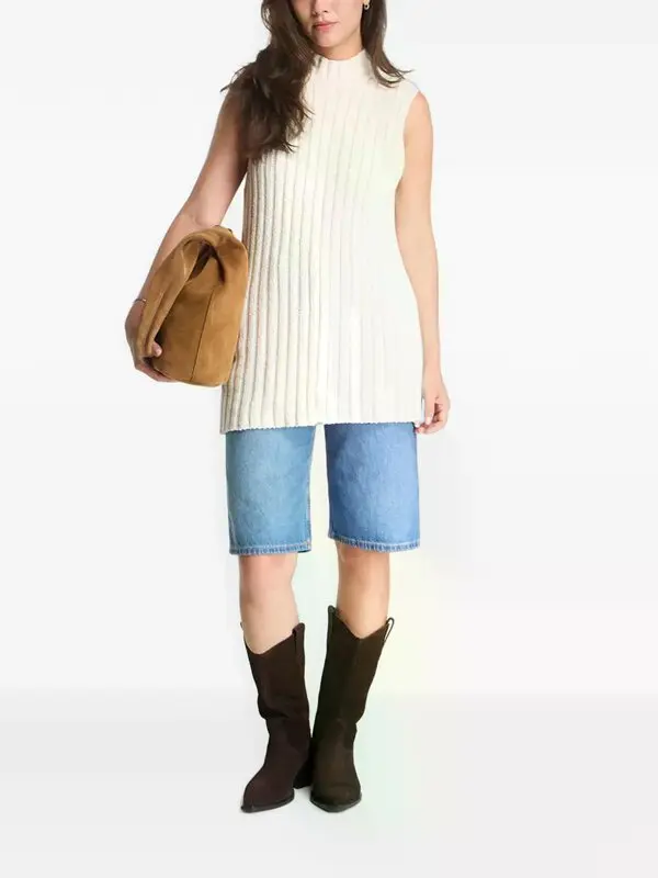 SAMSOE SAMSOE Sajasmin Ribbed Cut-out Sweater