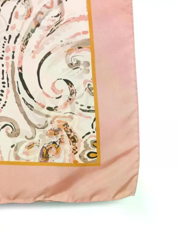D'ANIELLO Paisley-print Silk Scarf