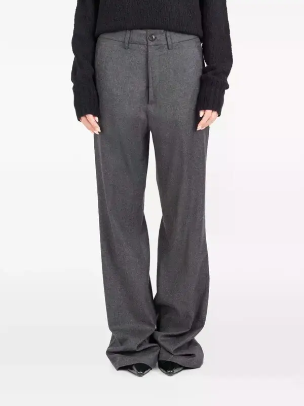 SOCIETE ANONYME Wide-leg Wool Trousers